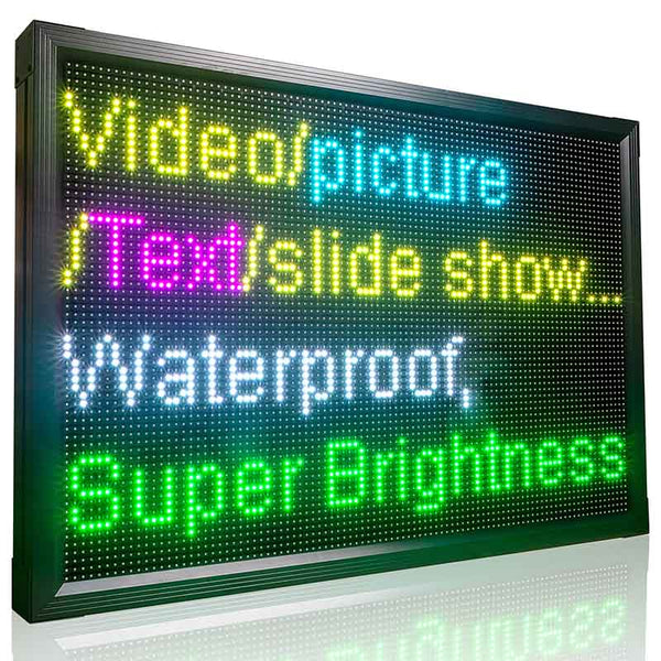 Leadleds Outdoor Digital Signage Double Sided Waterproof Programmable