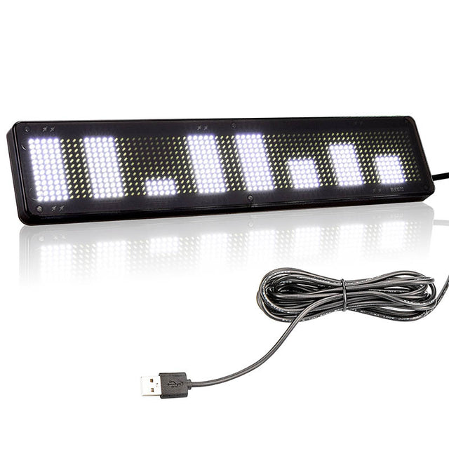 Leadleds Customizable Bluetooth LED Glasses Display Messages, Animatio