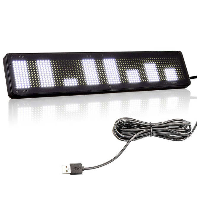 Leadleds Customizable Bluetooth LED Glasses Display Messages, Animatio