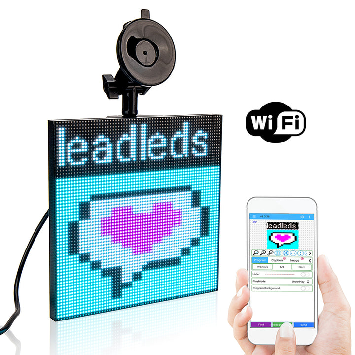 Programmable Car Signs | Programmable LED Sign for Cars | Leadleds
