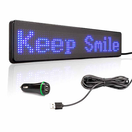 Programmable Car Signs | Programmable LED Sign for Cars | Leadleds